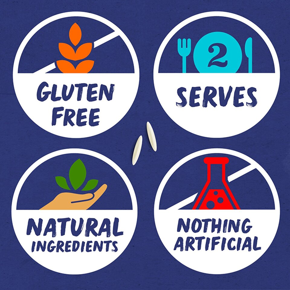 Tilda Steamed Basmati Rice Firecracker 250g | British Chemist