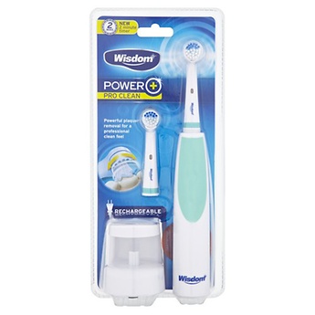 Wisdom Power Plus Rechargeable Toothbrush | British Chemist