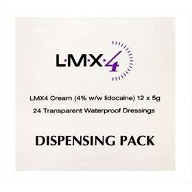 LMX Numbing Cream With 24 Waterproof Dressings | British Chemist