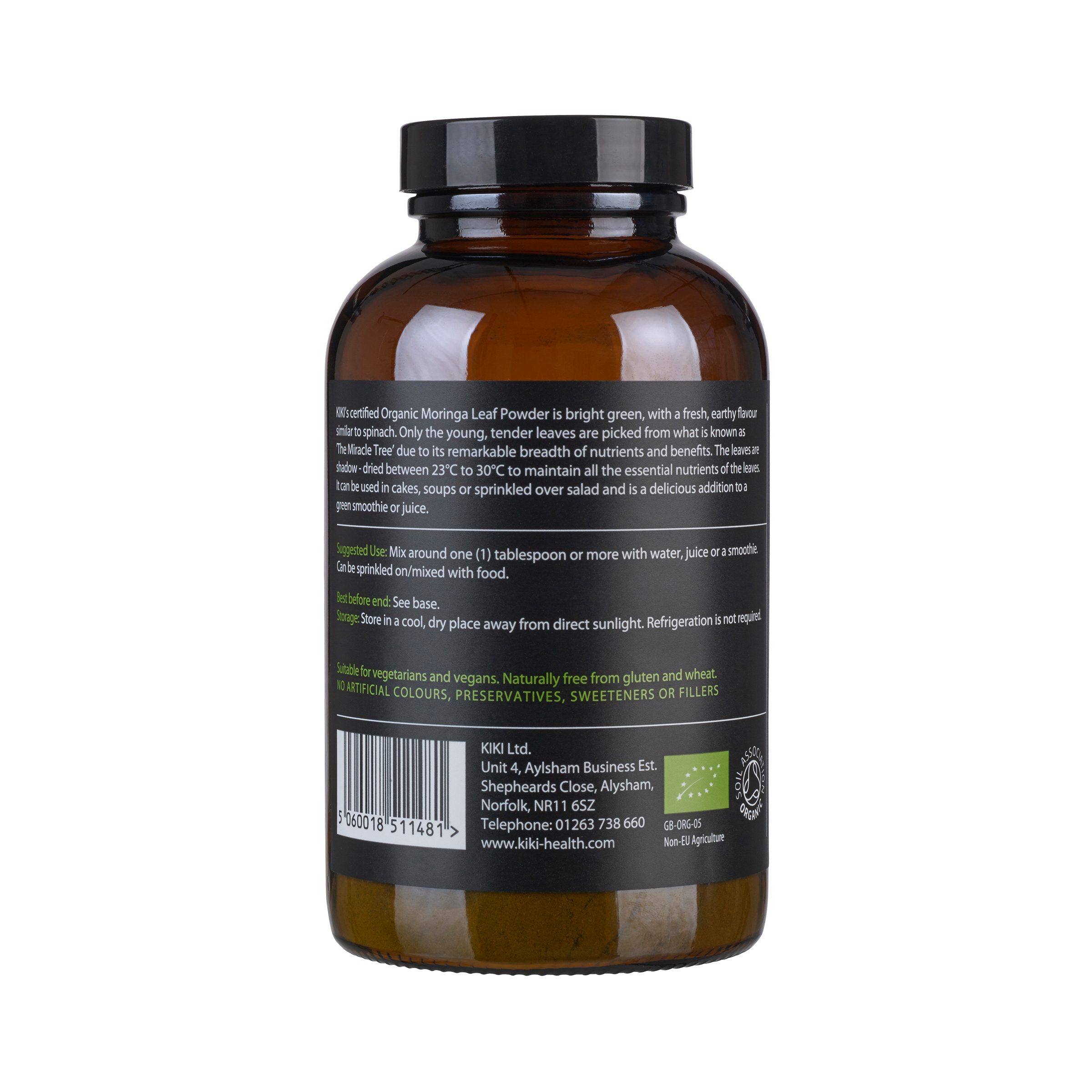 ORGANIC MORINGA POWDER | British Chemist