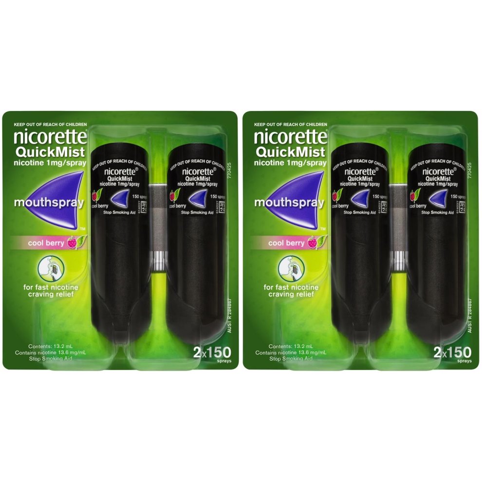 Nicorette Quickmist Duo Berry 1mg | British Chemist