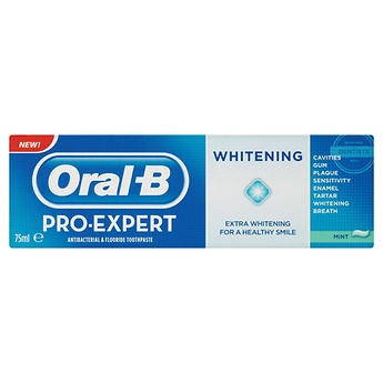 Oral B Toothpaste Pro Expert Whitening | British Chemist