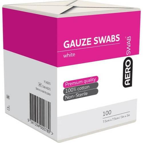 Aero 8 ply Gauze Swab 7.5x7.5cm | British Chemist
