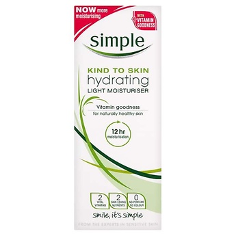 Simple Hydrating Light Moisturiser | British Chemist