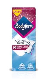 Bodyform Liners Extra Long [Pmp 1.49] | British Chemist